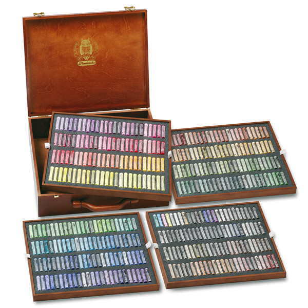Schmincke Wooden Boxed Set of 400 pastels - Soft Pastel Sets - Pastels