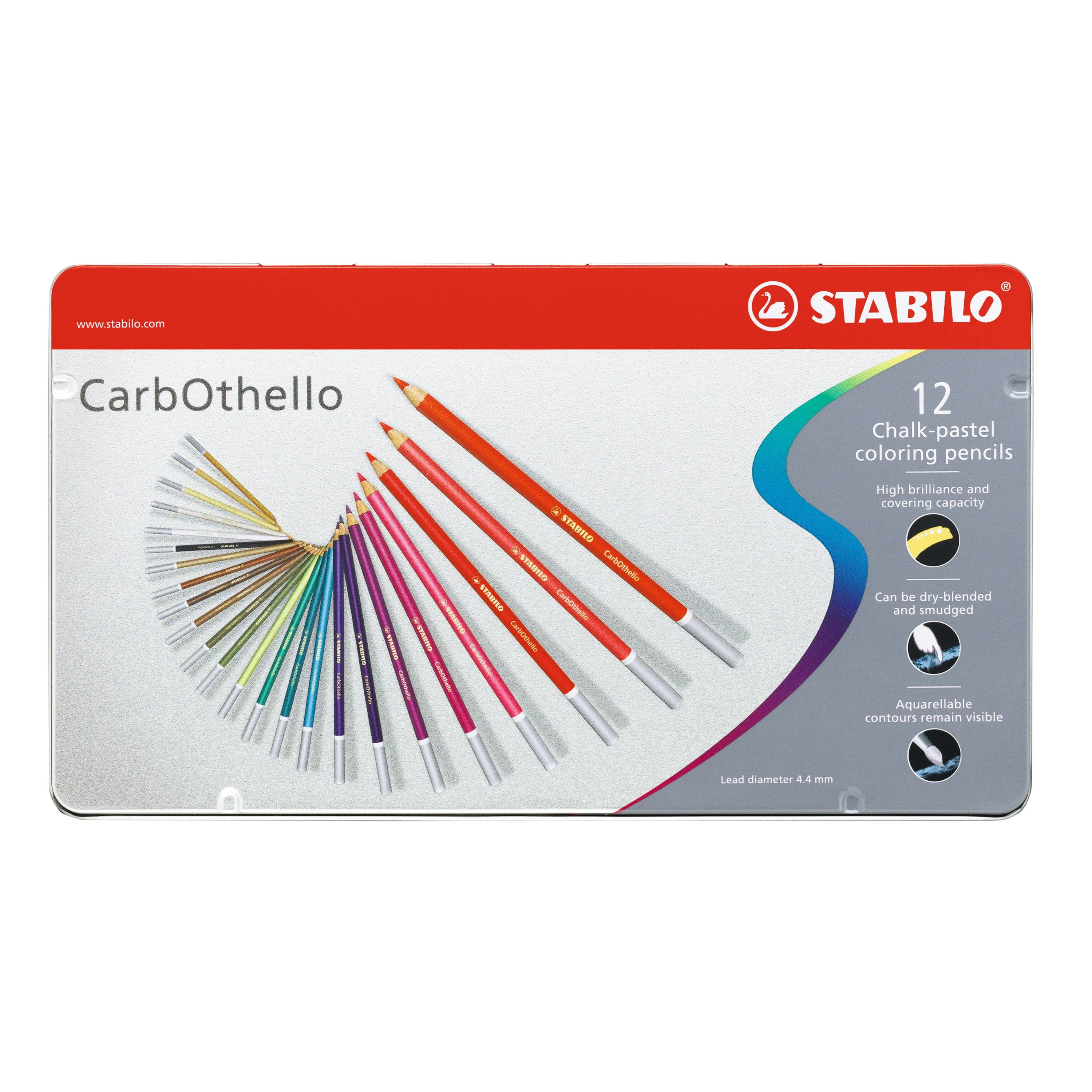 STABILO CarbOthello Pastel Pencil Sets - Coloured Pencils - Drawing ...