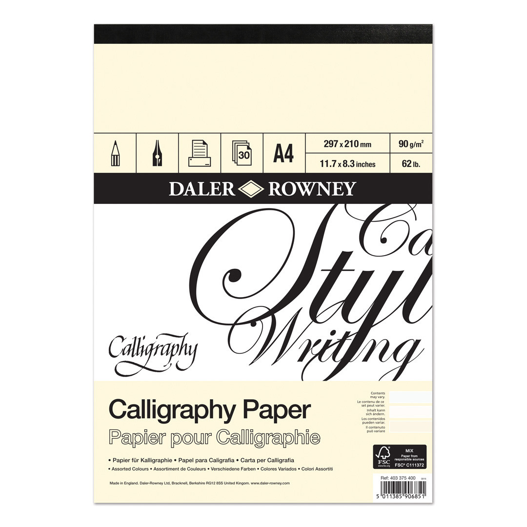 Daler Calligraphy Pad - Sketch Pads - Paper