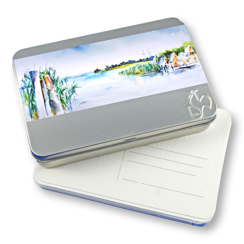 Hahnemuhle Watercolour Postcard Tin - Watercolour Pads - Paper