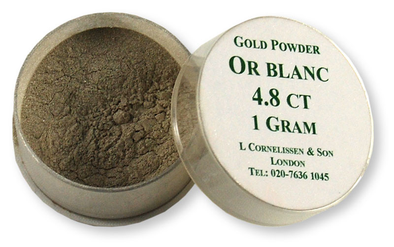 Cornelissen Gold Powder 1 g Blanc - Genuine Gold and Silver Powder ...