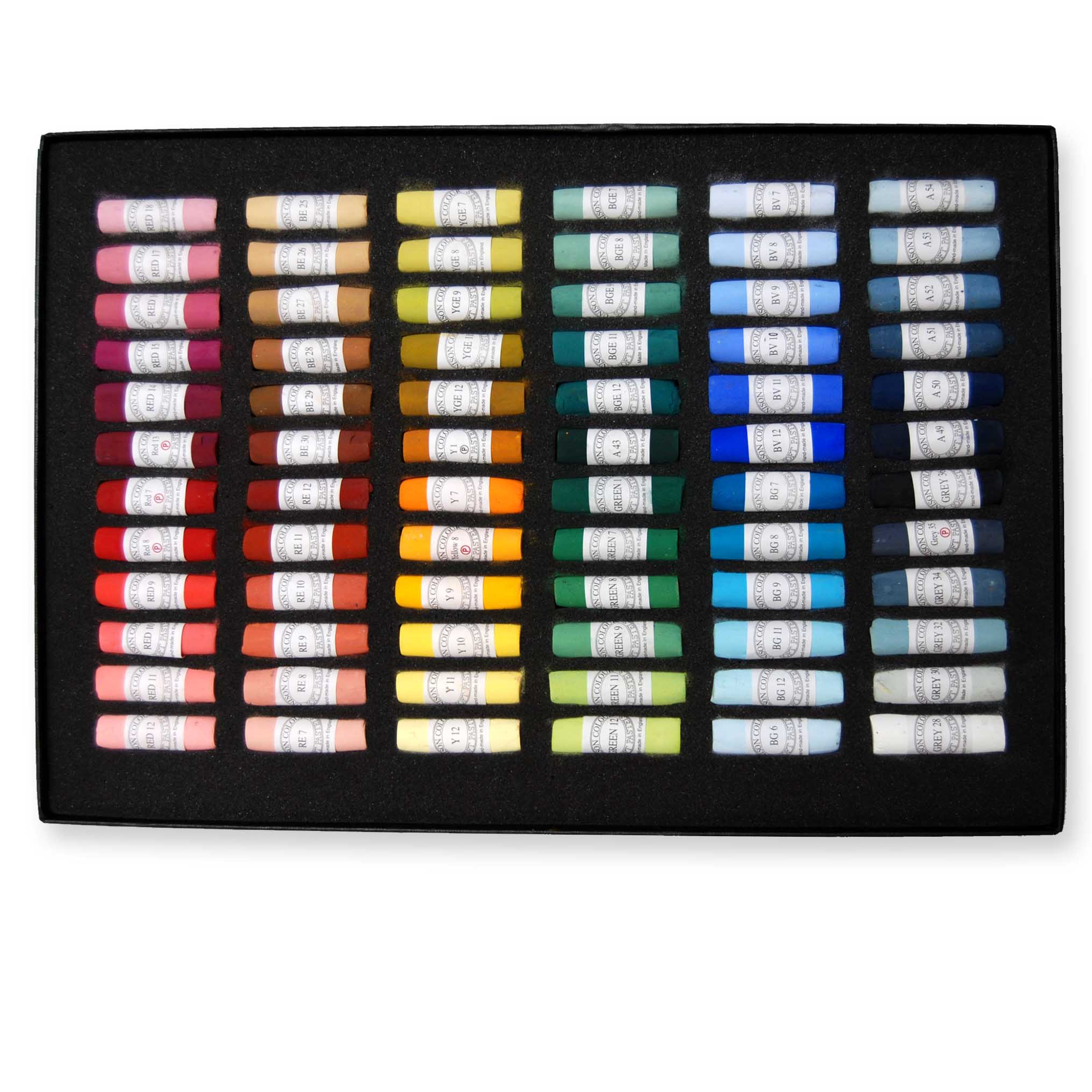 Unison 72 Standard Assorted Pastels - Soft Pastel Sets - Pastels
