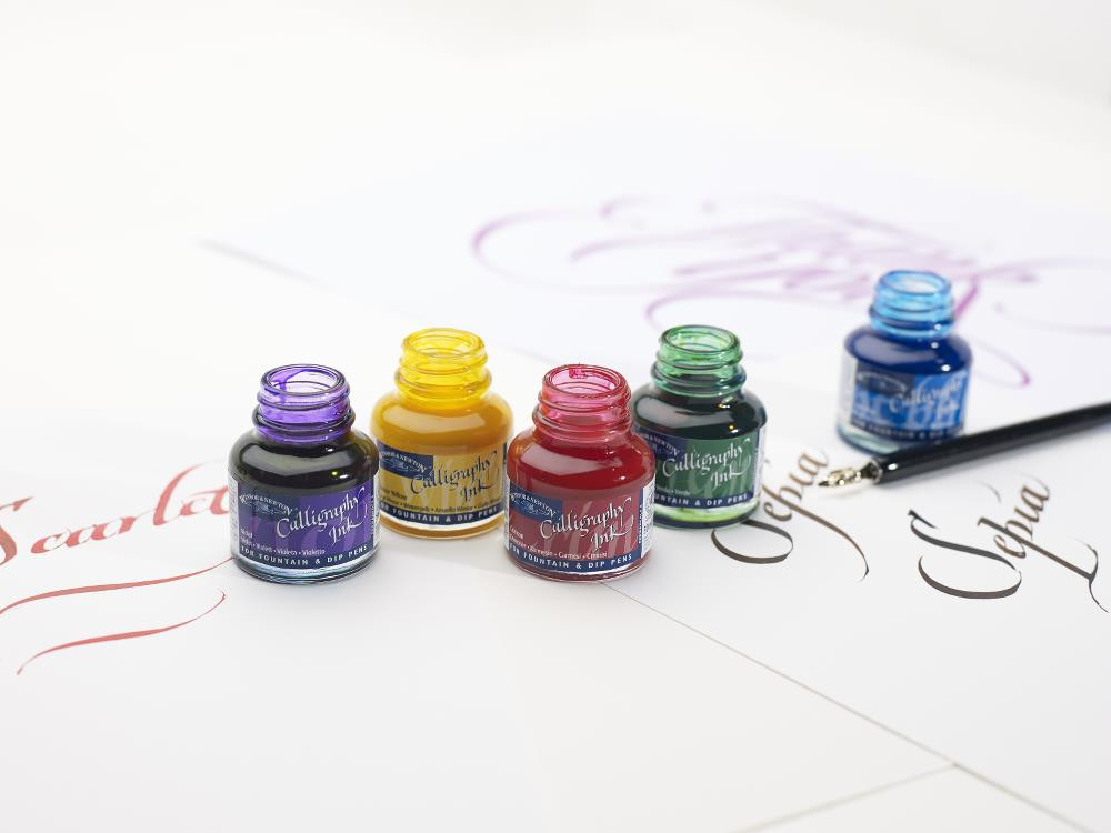Winsor & Newton Calligraphy Inks - Calligraphy Inks - Drawing & Calligraphy