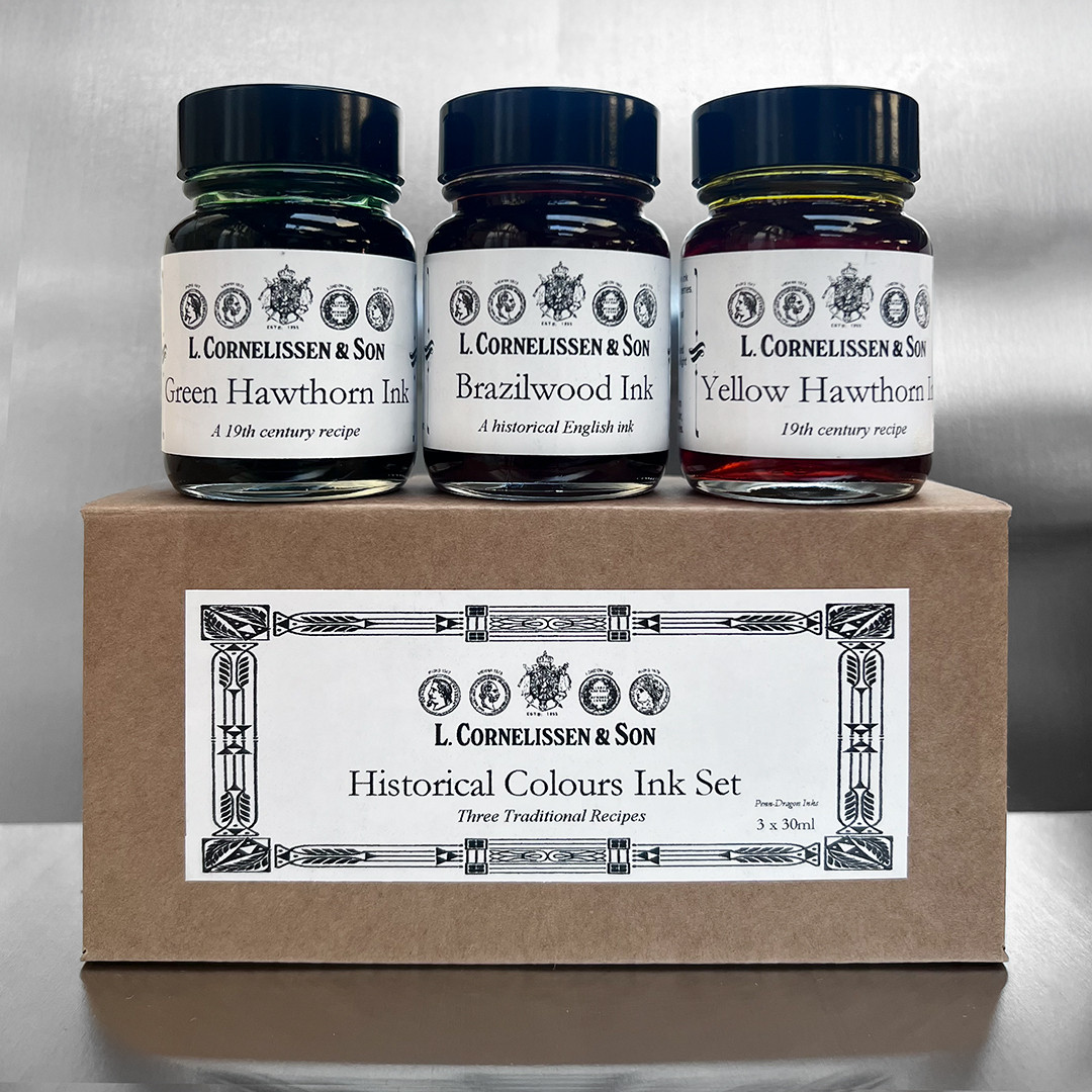 Cornelissen Historical Colours Ink Set - Calligraphy Essentials ...