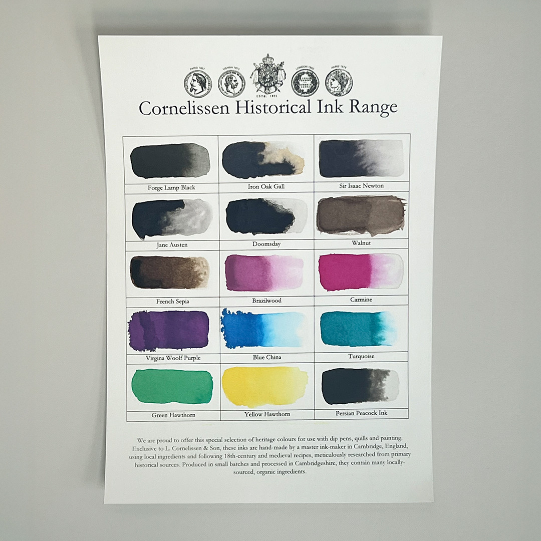 Cornelissen Historical Inks, Green Hawthorn Ink 30ml - Cornelissen ...