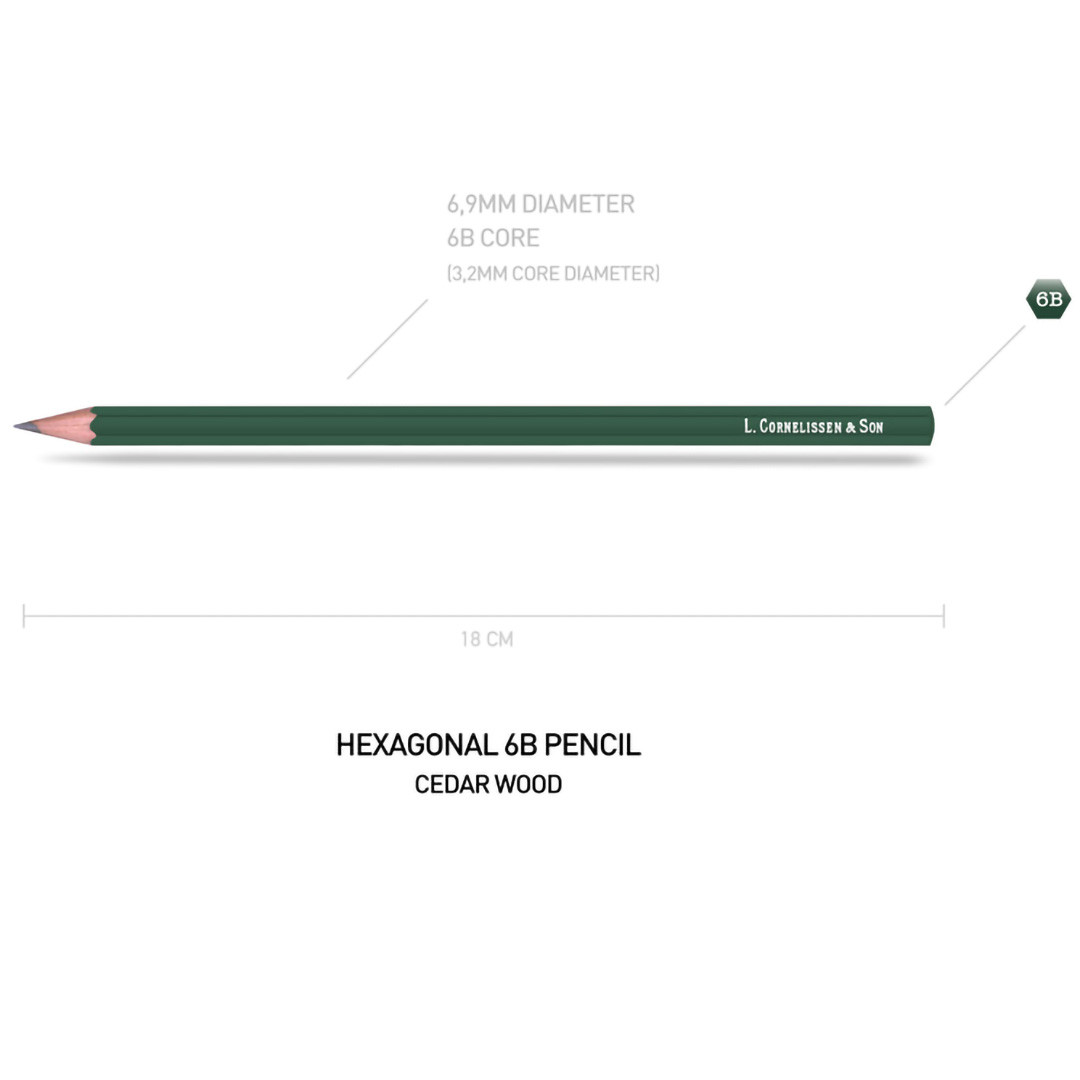 Cornelissen Graphite Pencil Range - Drawing Pencils - Drawing, Calligraphy