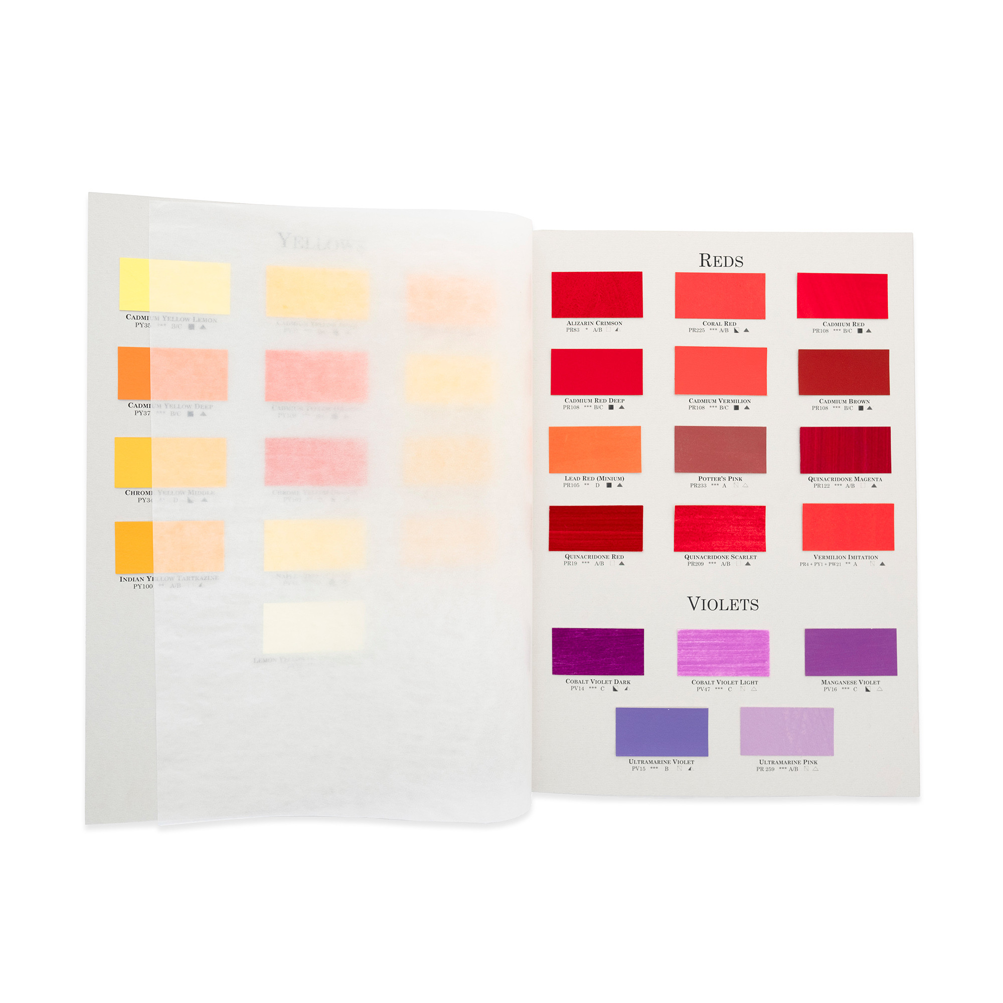 Cornelissen Pigment Colour Chart - Artists Quality Pigment Sets ...