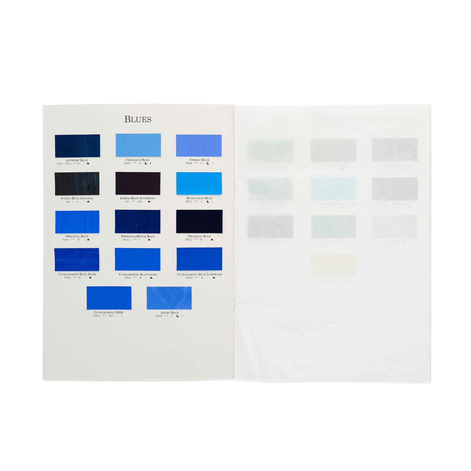 Cornelissen Pigment Colour Chart - Artists Quality Pigment Sets ...