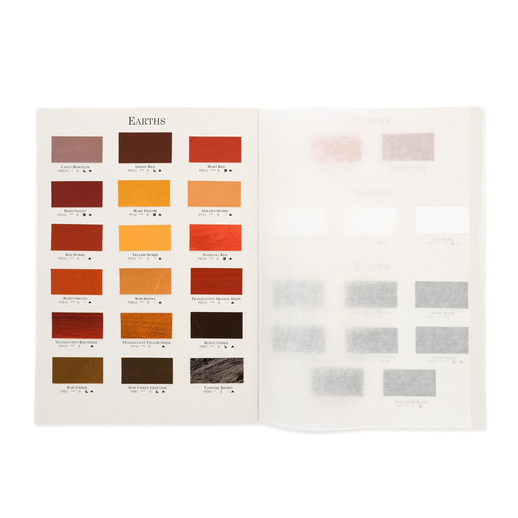 Cornelissen Pigment Colour Chart - Artists Quality Pigment Sets ...