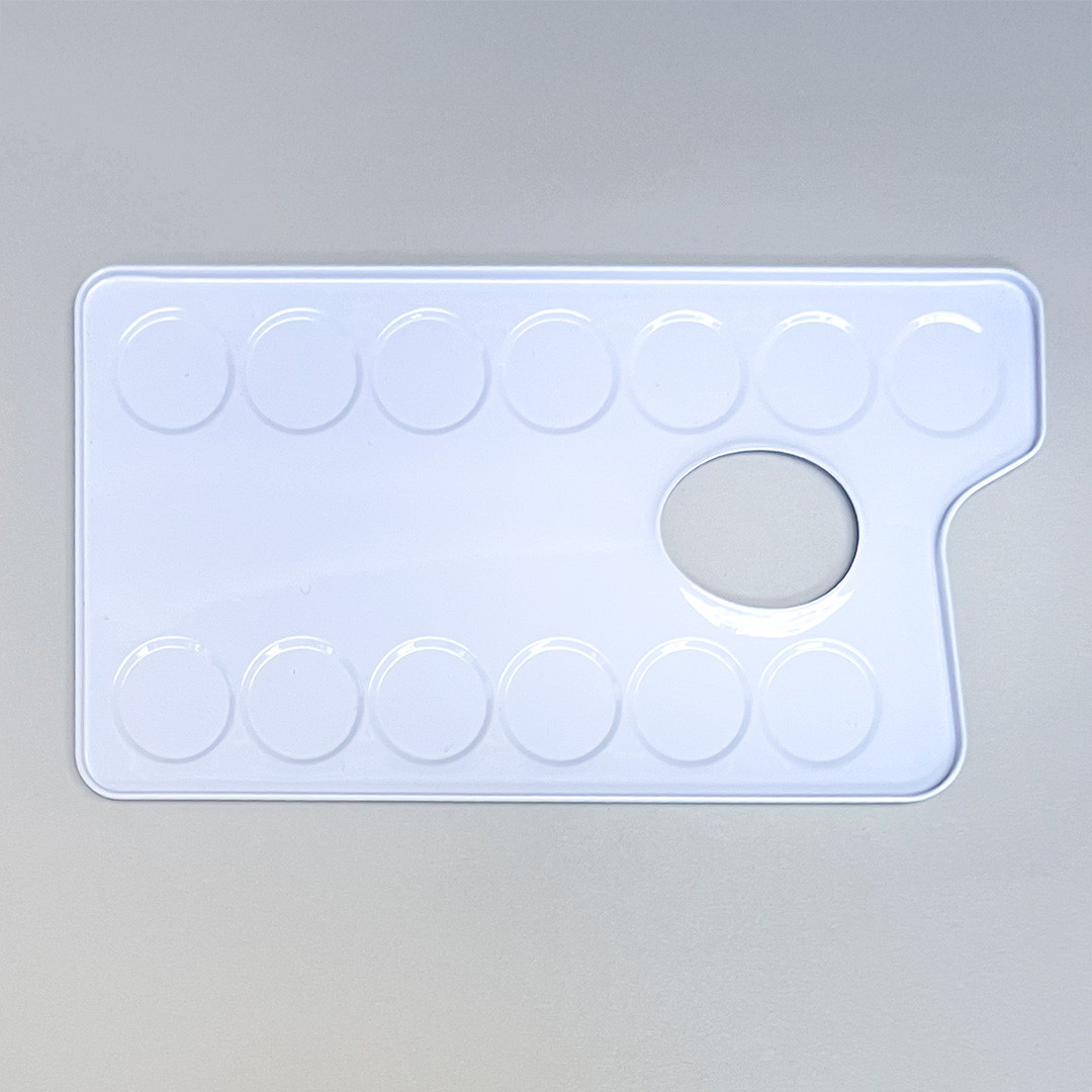 Holbein Metal Palette, Rectangular - Watercolours - Watercolour ...